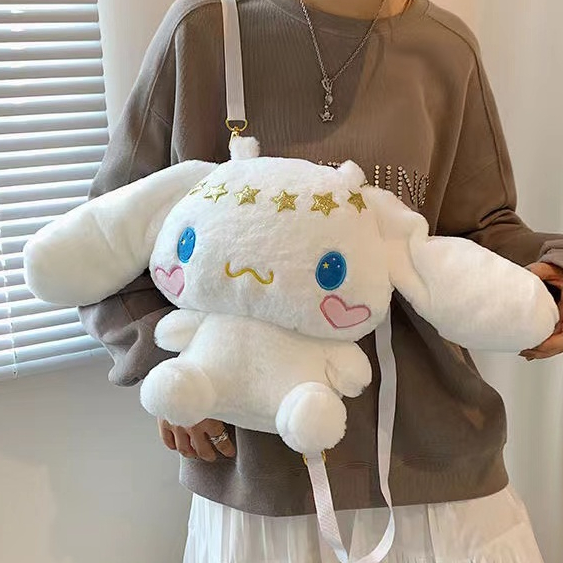 Sanrio Plush Bag Cinnamorol Mymelody Kuromi Onpompurin Hello Kitty ...
