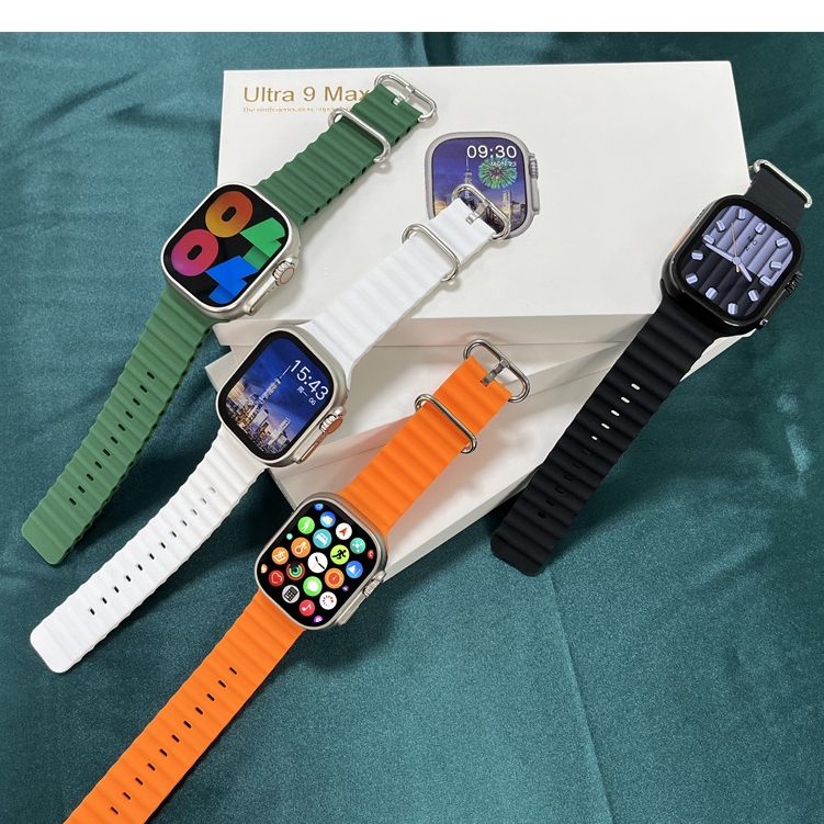 NEW Ultra 9 Max Smart Watch HK8 Pro Max Upgrade Heart Rate Monitoring ...