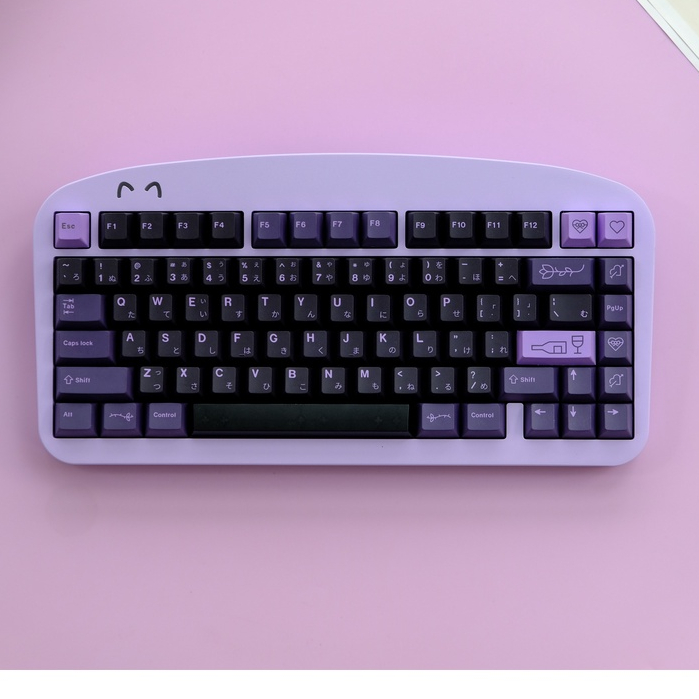 GMK First Love Keycap, 129 Keys PBT Keycaps Cherry Profile DYE-SUB ...