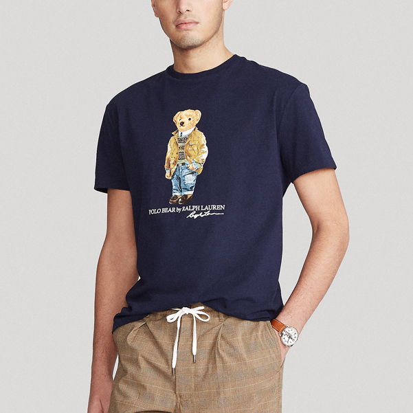 Ralph Men's 21 Spring Custom Slim Poo Bear T-Shirt RL13202 | Shopee ...