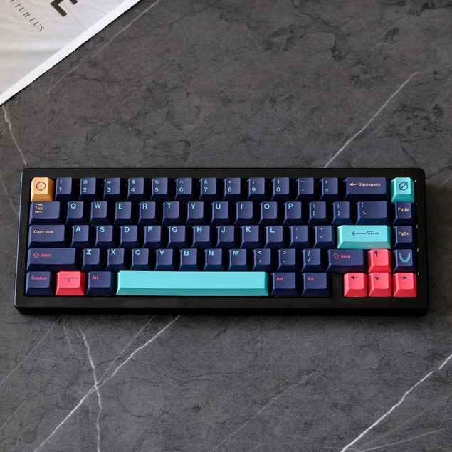 GMK Metropolis Keycap, 129 Keys PBT Keycaps Cherry Profile DYE-SUB ...