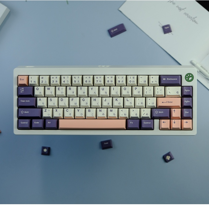 GMK Awesome Keycap, 129 Keys PBT Keycaps Cherry Profile DYE-SUB ...