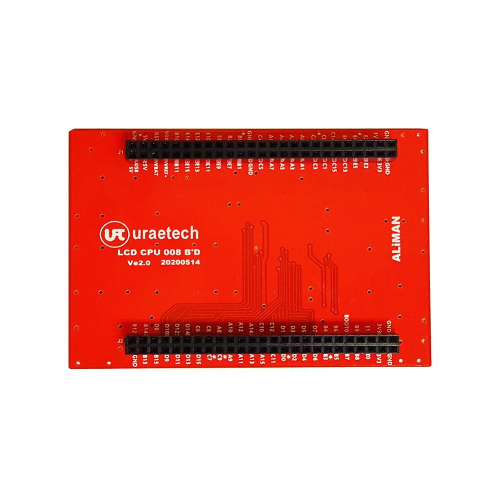 2-types stm32h750vb demo board & 3.5-inch LCD CPU ILI9488 & stm32cubeide example source provided ...