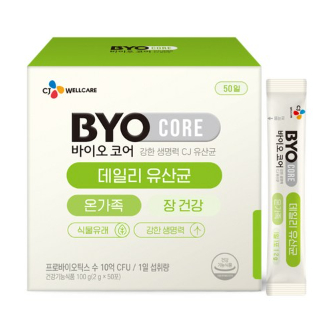 CJ Byo Core Daily Lactobacillus 2g*50sticks NO BOX Healthy Korea whole ...