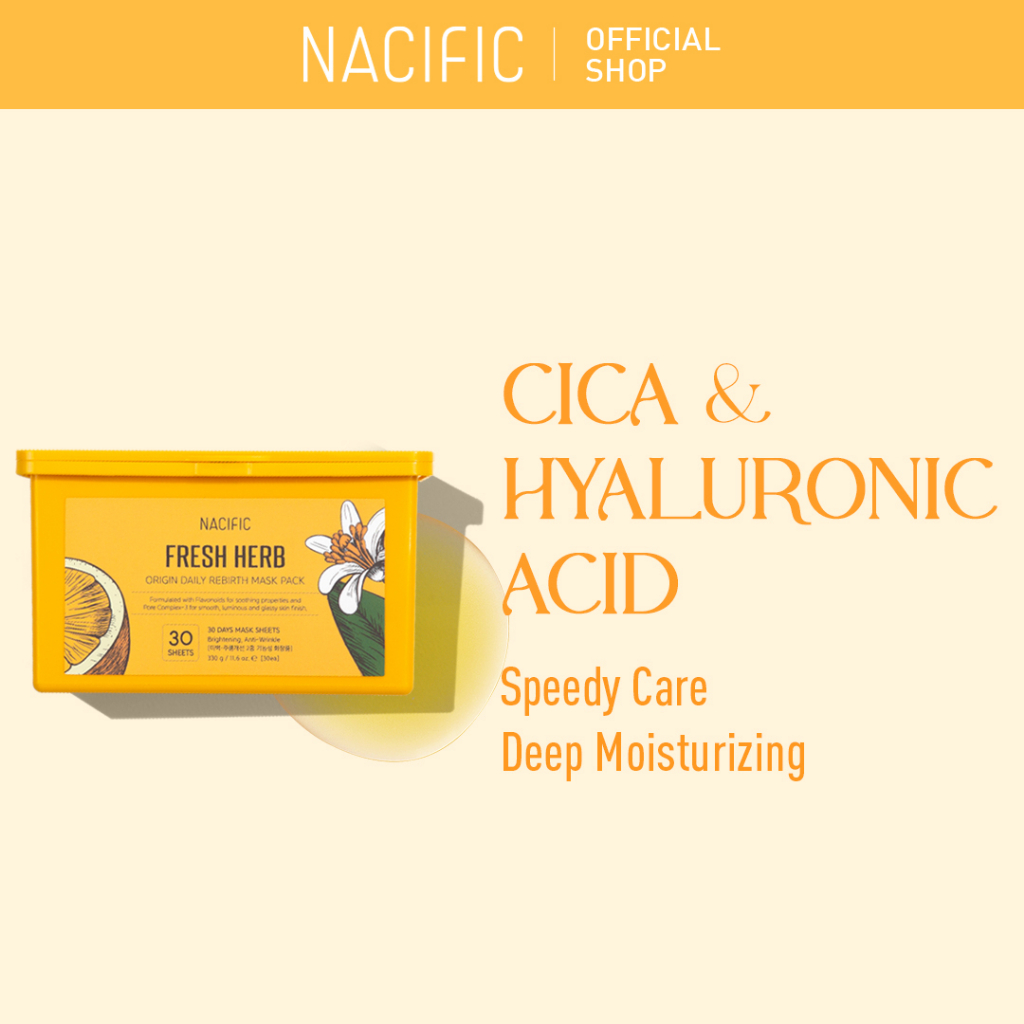 [NACIFIC] Fresh Herb Origin Daily Mask Pack | Shopee Philippines
