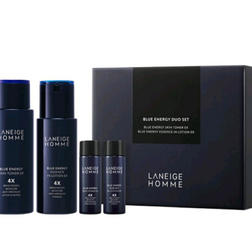 [LANEIGE] HOMME Blue Energy EX Men's Skin 180 ml + Lotion 125 ml | Shopee Philippines