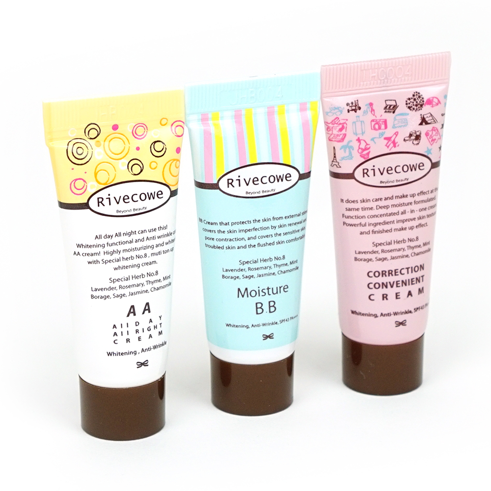 Rivecowe Signature AA BB CC Cream Mini Set (5ml x 3pcs) | Shopee ...