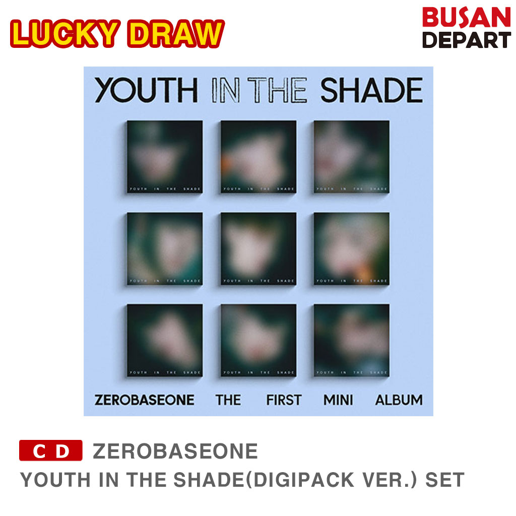 [LUCKY DRAW]ZEROBASEONE 1st Mini ALBUM - YOUTH IN THE SHADE (Digipack ver.) SET | Shopee Philippines