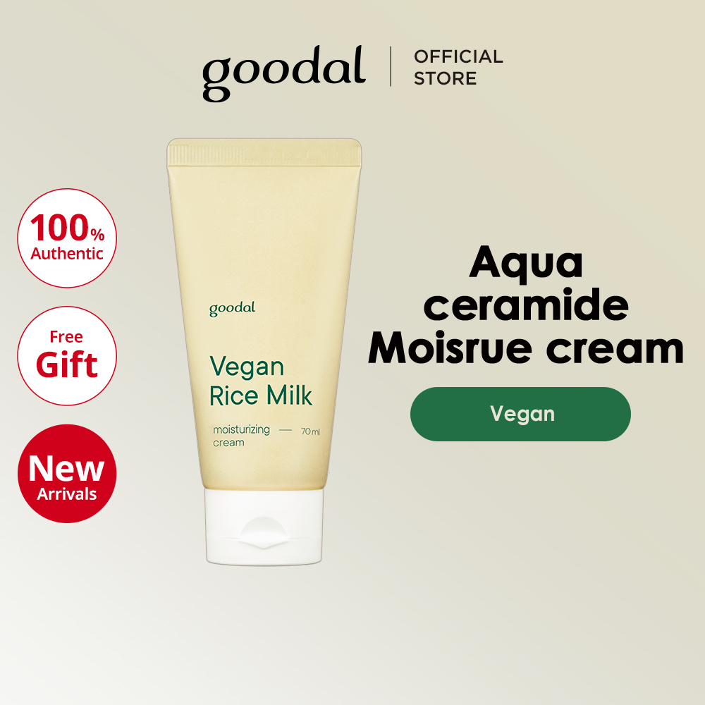 Goodal Vegan Rice Milk Moisturizing Cream (Eve Vegan Certified) 70ml ...