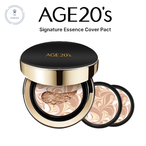 Age 20's Signature Essence Cover Pact Foundation Intense Cover - Black ...