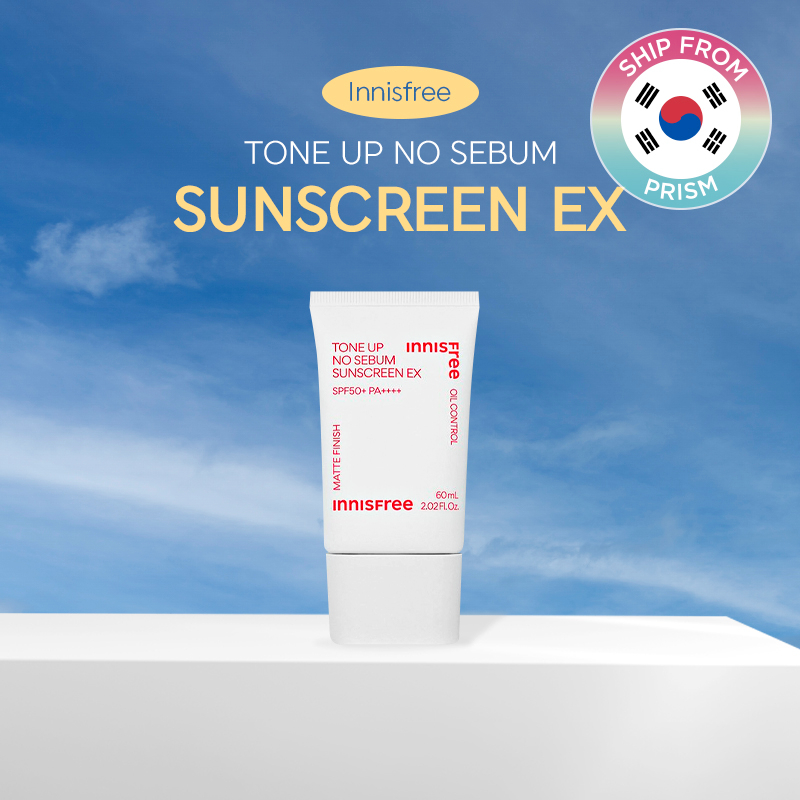 Innisfree Tone Up No Sebum Sunscreen EX SPF50+ PA++++ from PRISM | Shopee Philippines