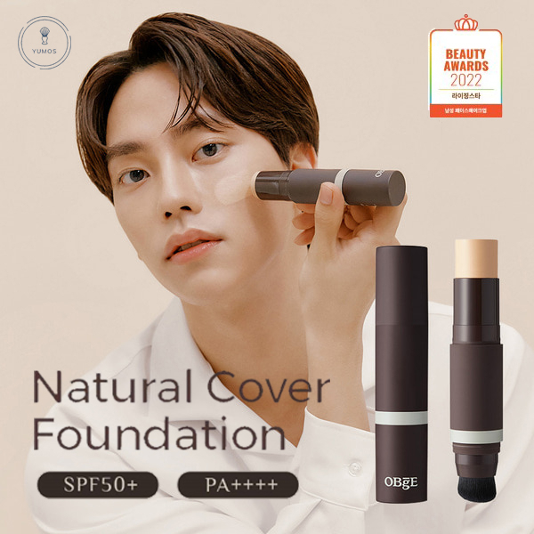 [OBgE] Natural Cover Foundation, Sunscreen, Lotion, BB, Stick Foundation, 4 in 1 Makeup with ...