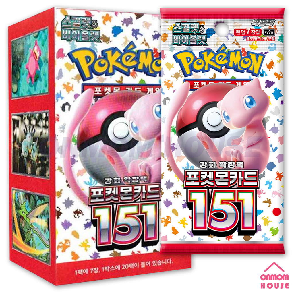 Pokemon Card Scarlet&Violet 151 Booster Box SV2a Sealed Korean ver ...