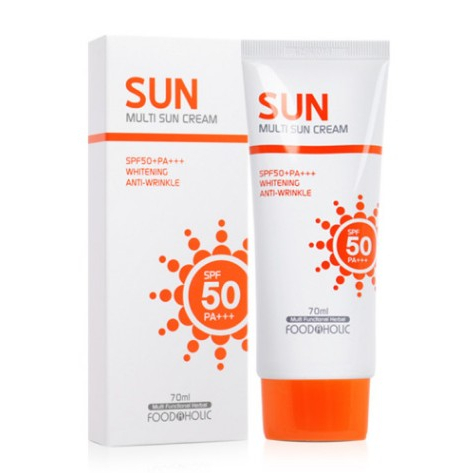 [Foodaholic] Multi-Effect Sunscreen 70ml SPF50/PA+++White Turbid ...
