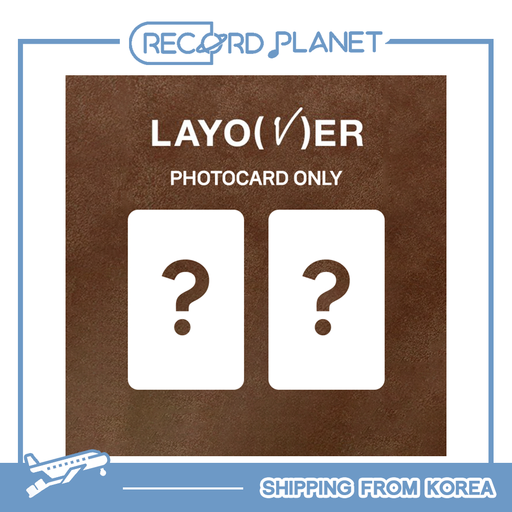 V (BTS) - [Layover] EARLY BIRD PVC Photocard, Photobook Set POB ...