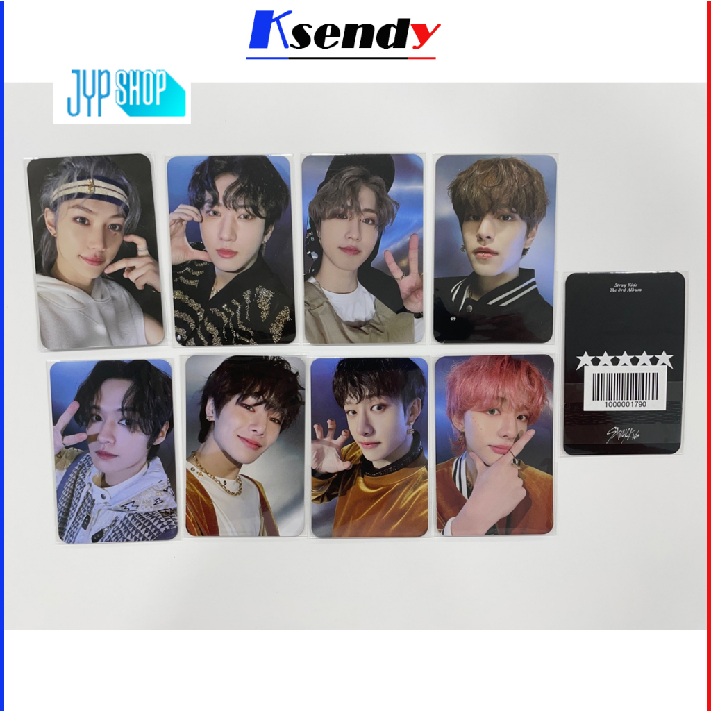 Stray Kids 3rd Album - 5-STAR POB CARD MEMBER SET (JYP SHOP) | Shopee ...