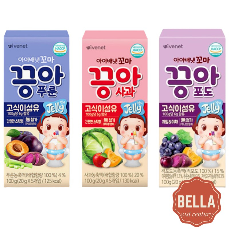 [iVenet] High Fiber Jelly (Grape/Apple/Prune) for over 3years | Shopee ...