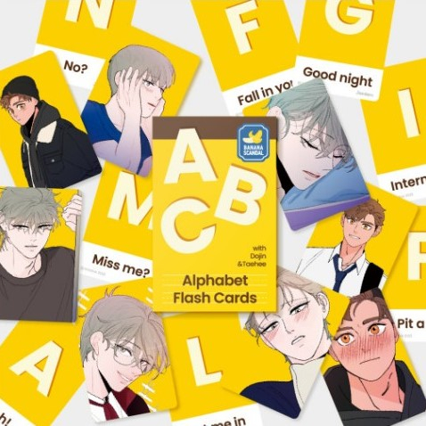 Banana Scandal DOJIN x TAEHEE Alphabet Flash Card, Banana Scandal ...