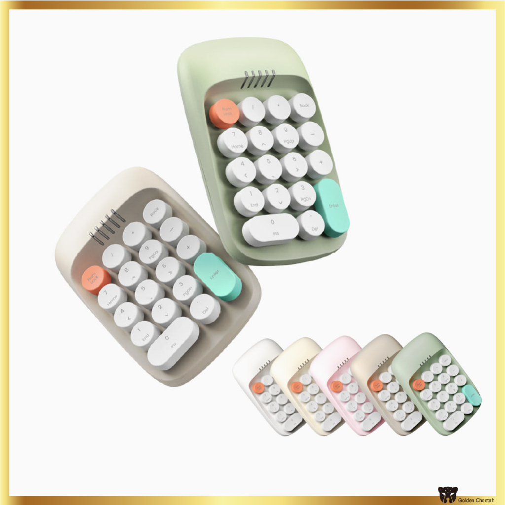 ACTTO 2.4Ghz Wireless & Bluetooth 2 Channel Connection Numeric Keypad ...