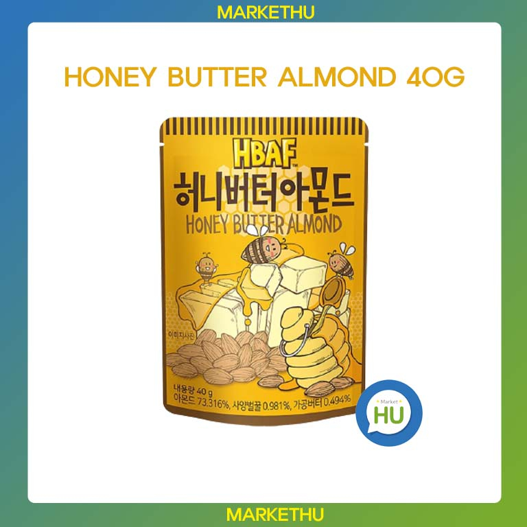 [HBAF]Honey butter almond 40g 6 series/honey butter, salted caramel, cheddar cheese, garlic ...