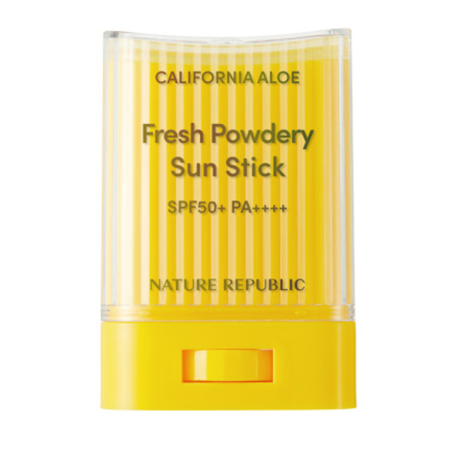 Nature Republic California Aloe Fresh Powdery Sun Stick SPF50+ PA ...