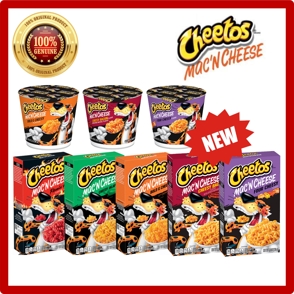 [Cheetos] Mac'N Cheese & Cup / Macaroni Spicy Pasta / Bold & Cheesy ...