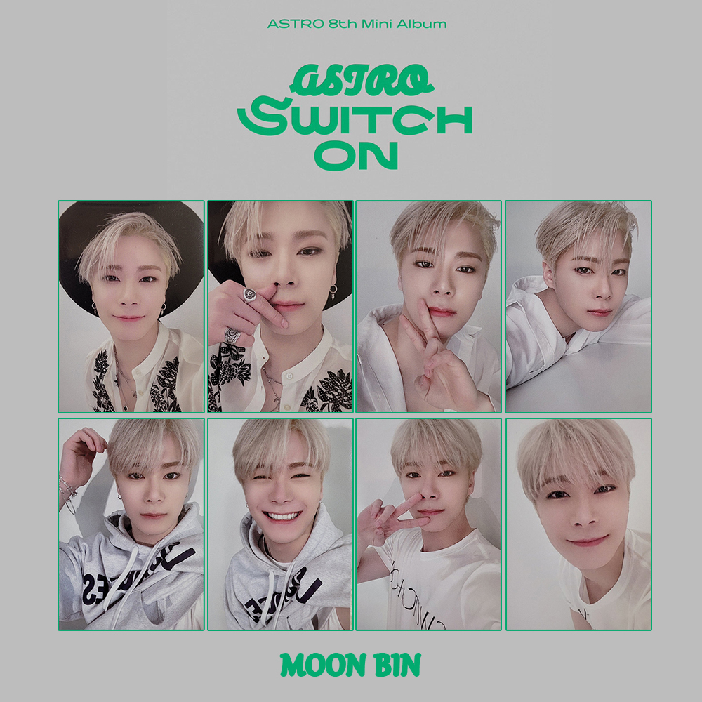 ASTRO 9th Mini Album - SWITCH ON [MOONBIN PHOTOCARD] | Shopee Philippines