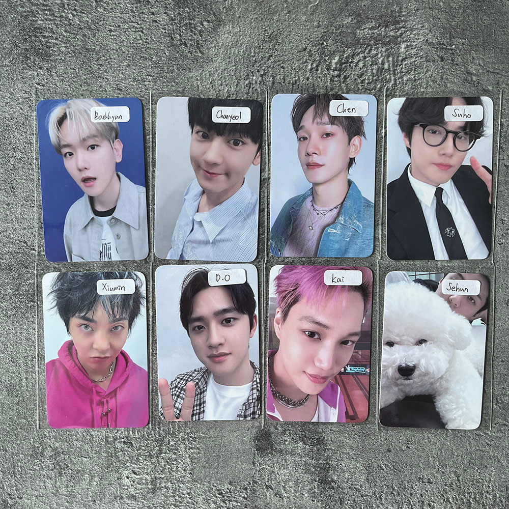 EXO 7th Album Exist Everline Pop up Store Lucky Draw Photocard | Shopee ...
