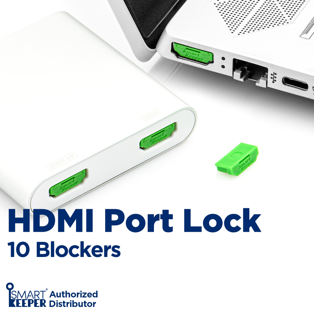 HDMI Port Lock 10 (HDMI port blocker for data security x 10ea without ...