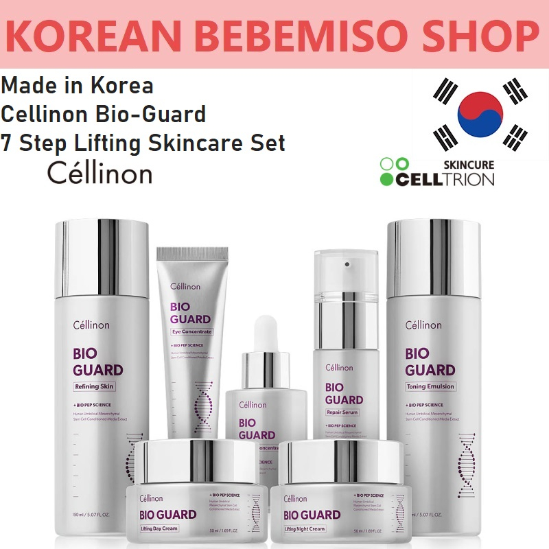Made in Korea Cellinon Bio-Guard 7 Step Lifting Skincare Set | Shopee ...