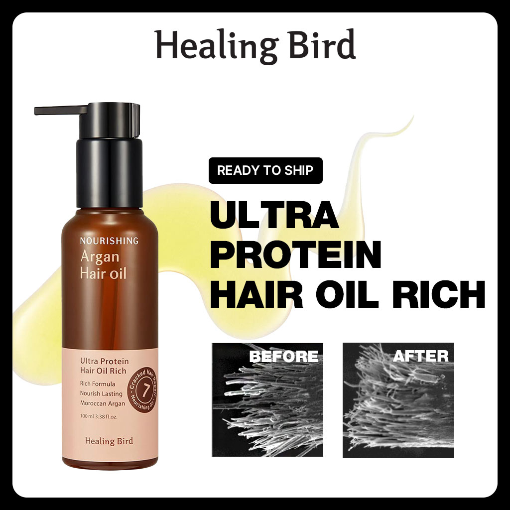 [ HEALING BIRD ] Ultra Protein Hair Oil Rich 100ml, 150ml / Argan Hair ...