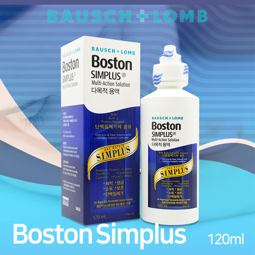 [EXP:Sep/2024] BAUSCH + LOMB Boston SIMPLUS Multi-Action Solution 120ml ...