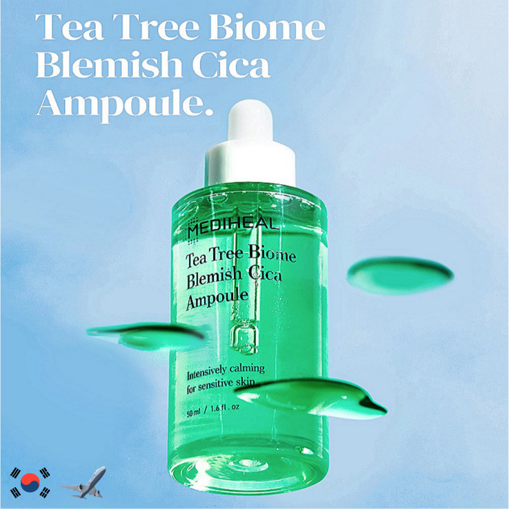 MEDIHEAL Tea Tree Biome Blemish Cica Ampoule 50ml | Shopee Philippines