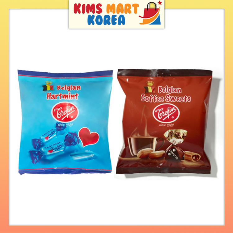 Trefin Belgian Coffee Sweets, Hart Mint Candy Korean Best Selling Candy ...