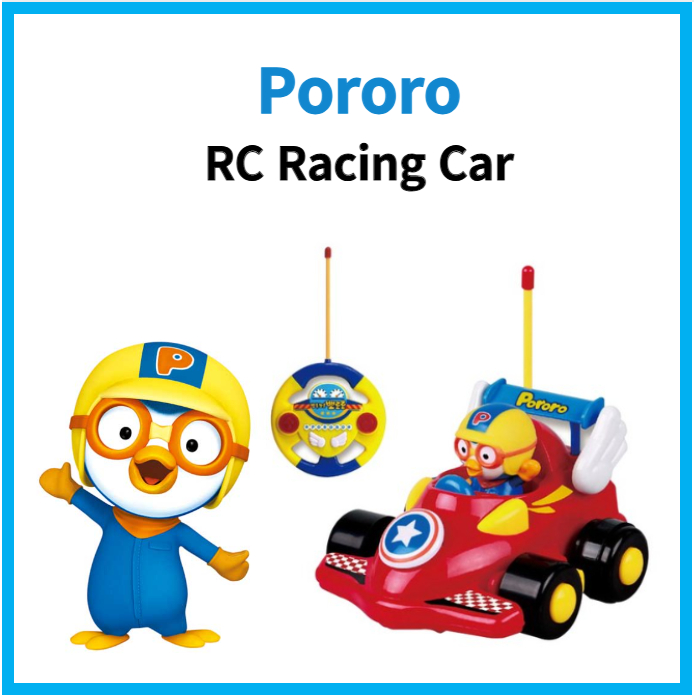 Pororo RC Racing Car Toys with Remote Control K-Toy Wireless Melody ...