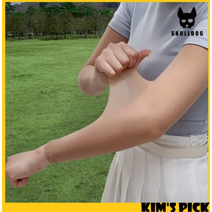 [Korea]Golf arm sleeve stockings UV protection functional cooling arm ...