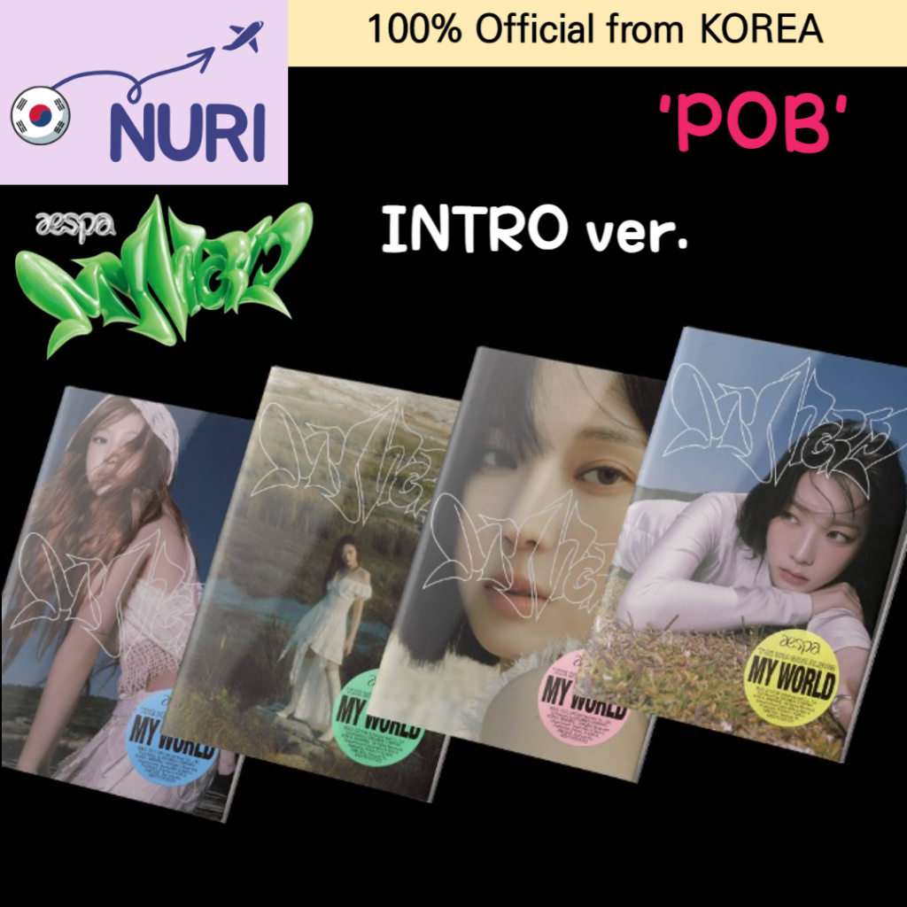(MAKESTAR POB) AESPA My World 3rd Mini Album - Intro version | Shopee ...