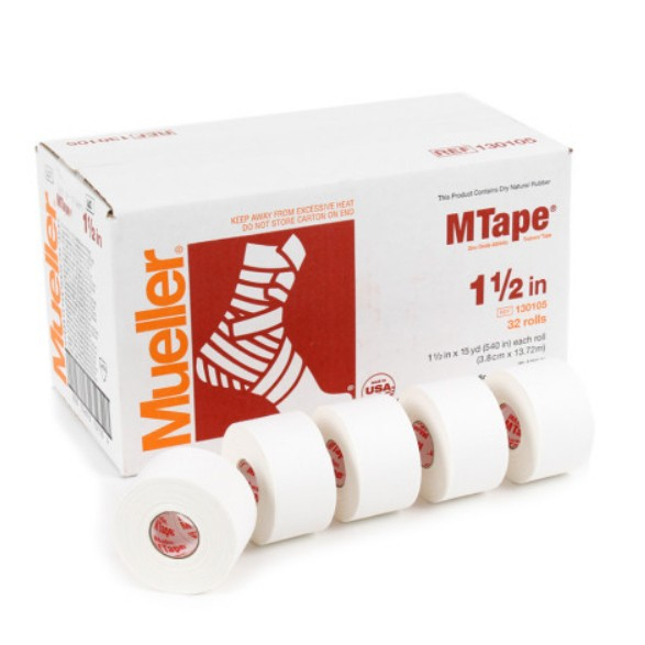 Mueller M Tape 3.8cm*13.7m(1Roll) Sports Taping Cotton 100%Tape Climbing Jujitsu Soccer Gym C ...