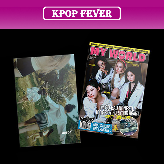 aespa - 3rd MINI ALBUM [MY WORLD] Zine Ver. | Shopee Philippines