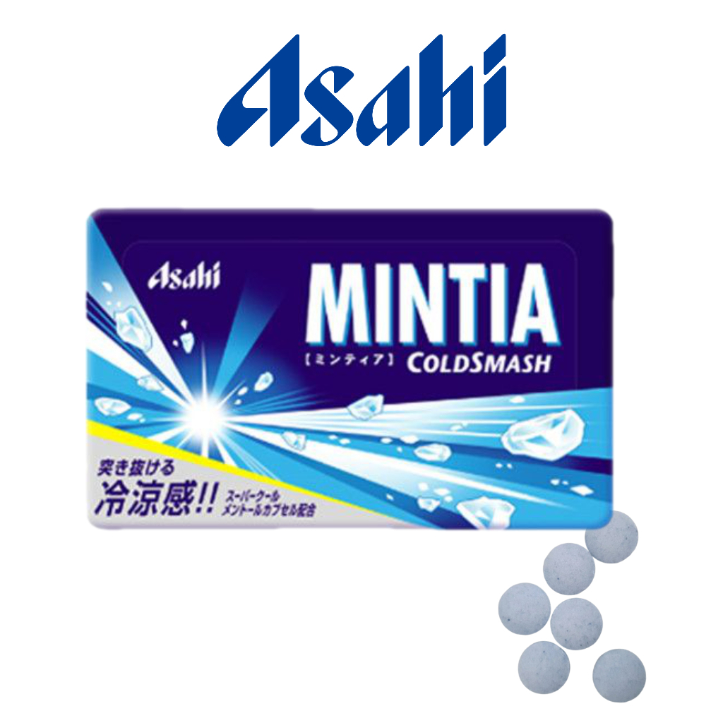 Asahi Mintia Sugarfree Fresh Breath Mint Candy 7g / Cold Smash Flavor ...
