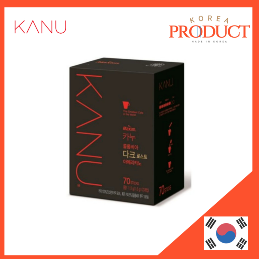 Dongsuh Food Kanu Colombia Dark Roast 1.6g x 70ea korean coffee Dongseo ...