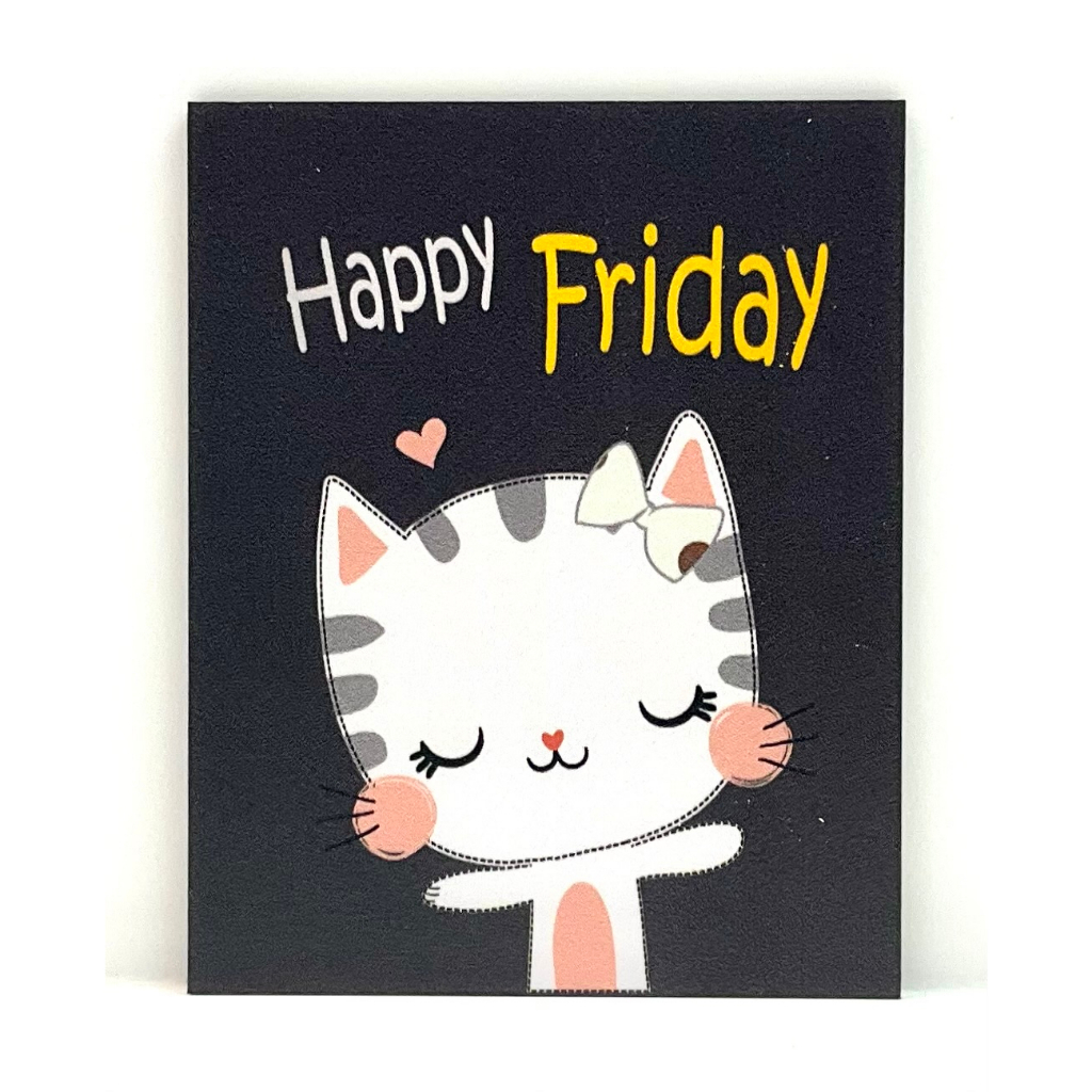 HAPPY FRIDAY SIGNAGE ( 80mm x 100mm ) | Shopee Philippines