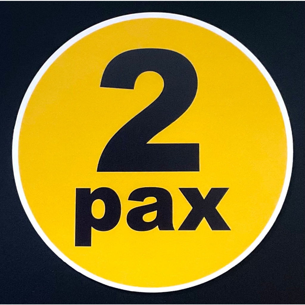 2 pax Sticker for Lorry, Van, Bus, etc. ( Diameter : 150mm ) | Shopee ...