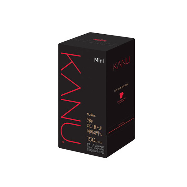 DONGSUH KANU Mini Dark Roast Americano 0.9g x 150 sticks | Shopee ...