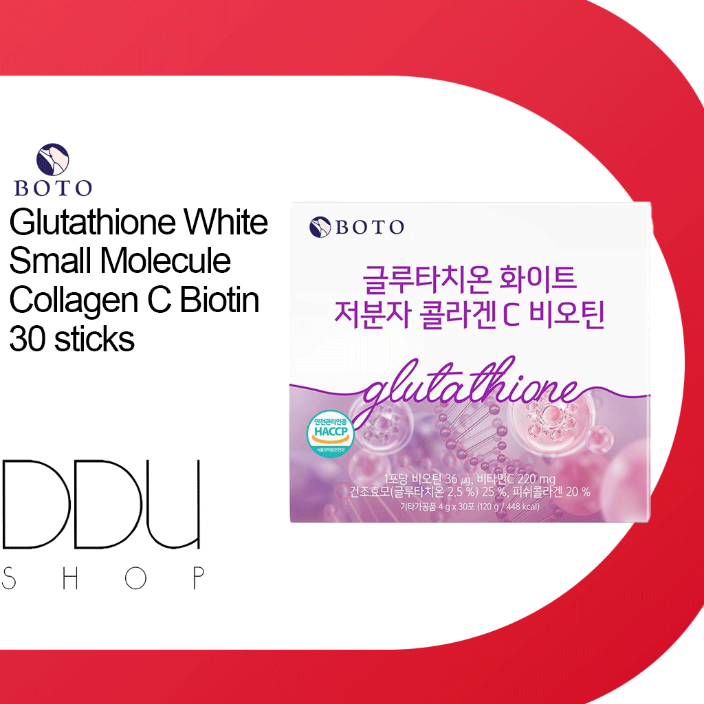 BOTO / Glutathione White Small Molecule Collagen C Biotin 30 sticks ...