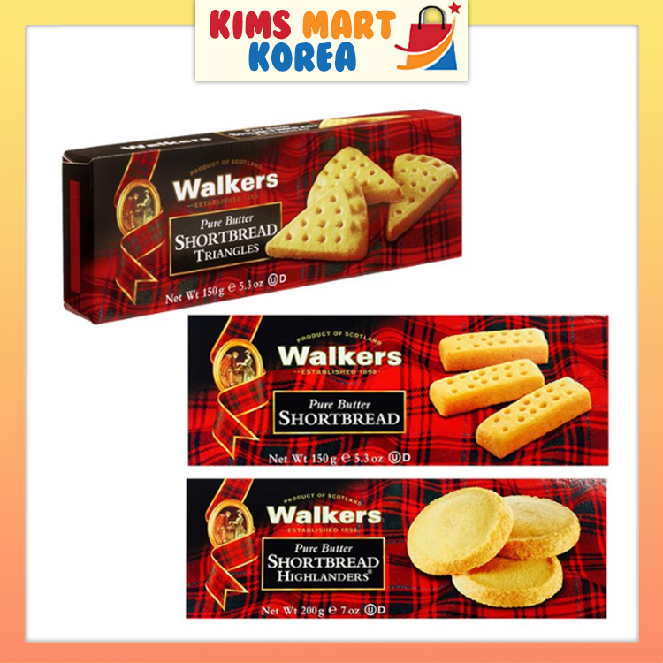Walkers Shortbread Pure Butter Biscuit Cookie Shortbread, Triangles ...