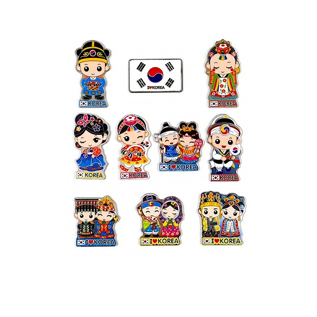10PCS Korean Souvenir Traditional Fridge Magnets | Shopee Philippines