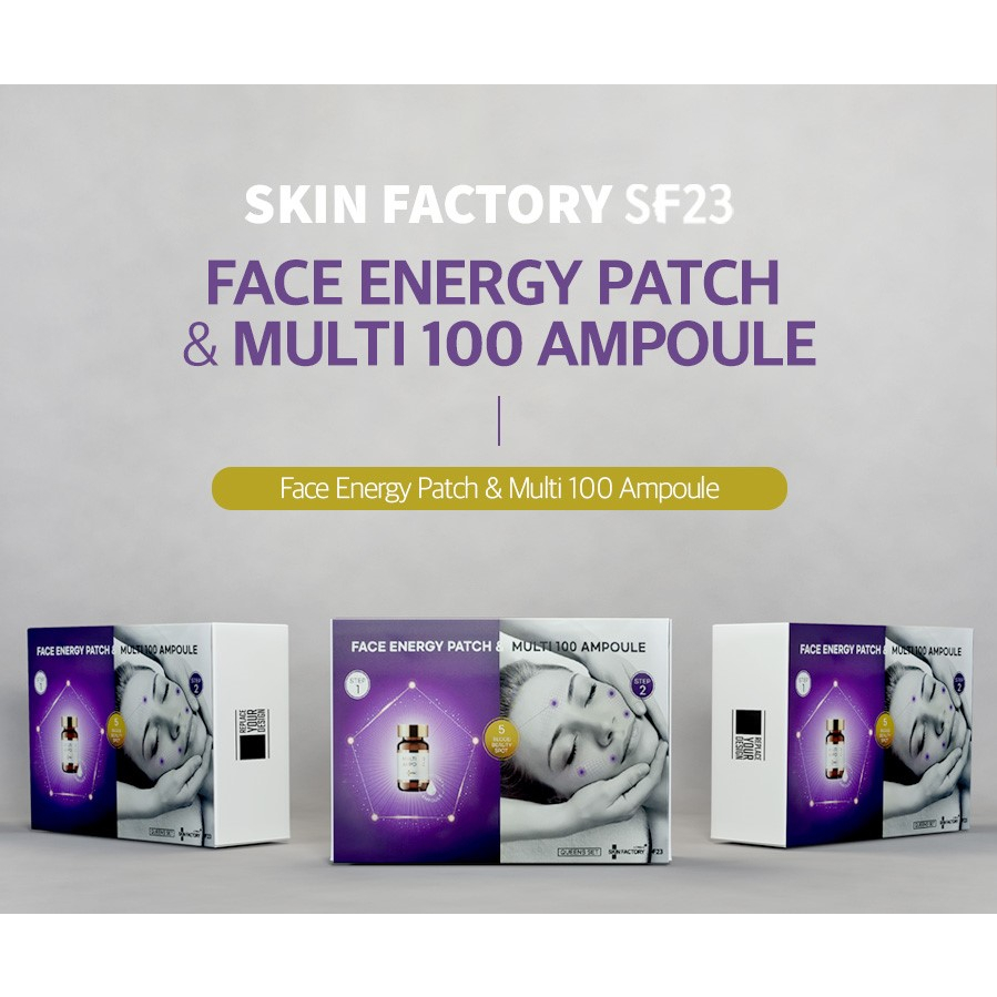 FACE ENERGY PATCH & MULTI 100 AMPOULE | Shopee Philippines