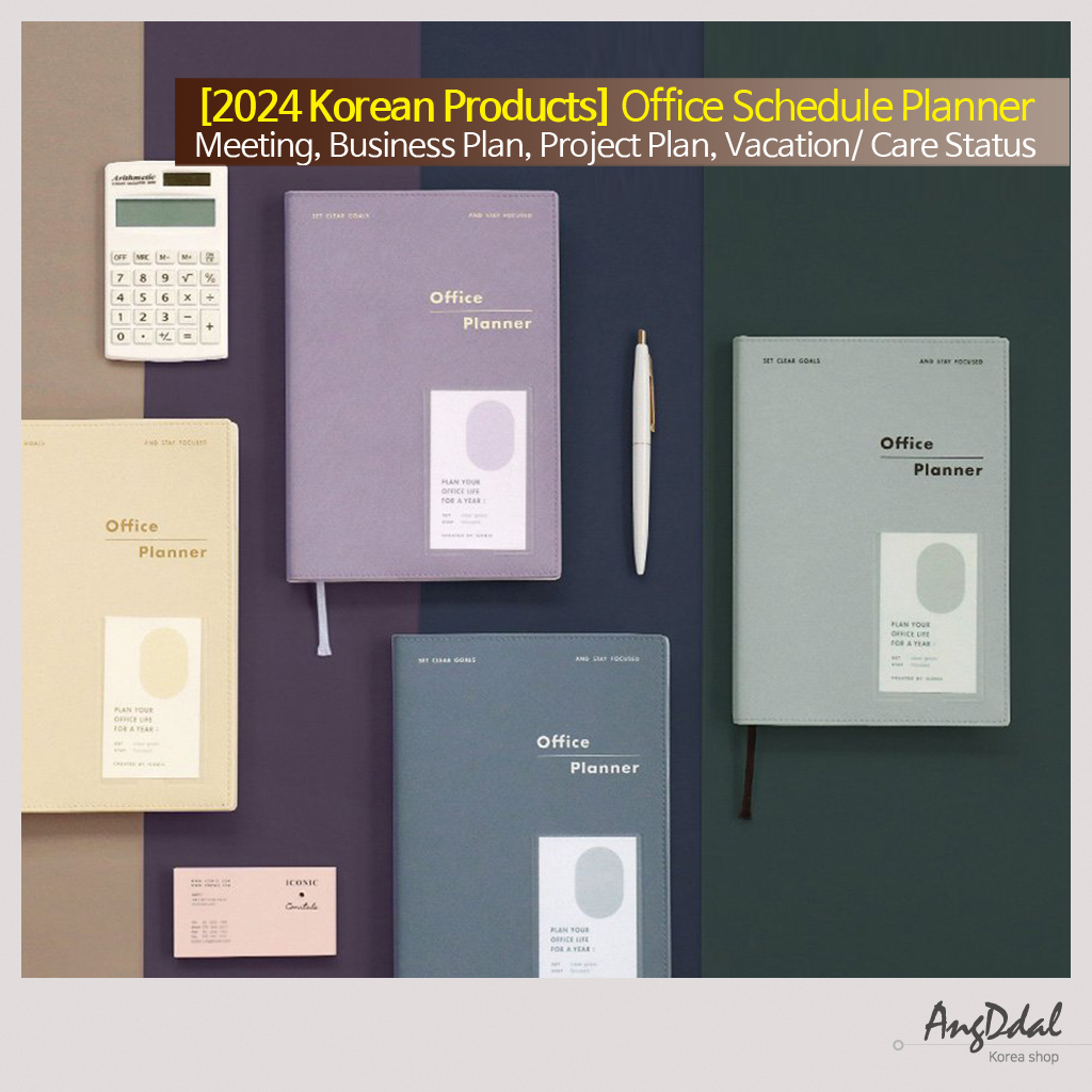 [Korean product] ICONIC 2025 Office Schedule Planner/ Weekly Planner ...