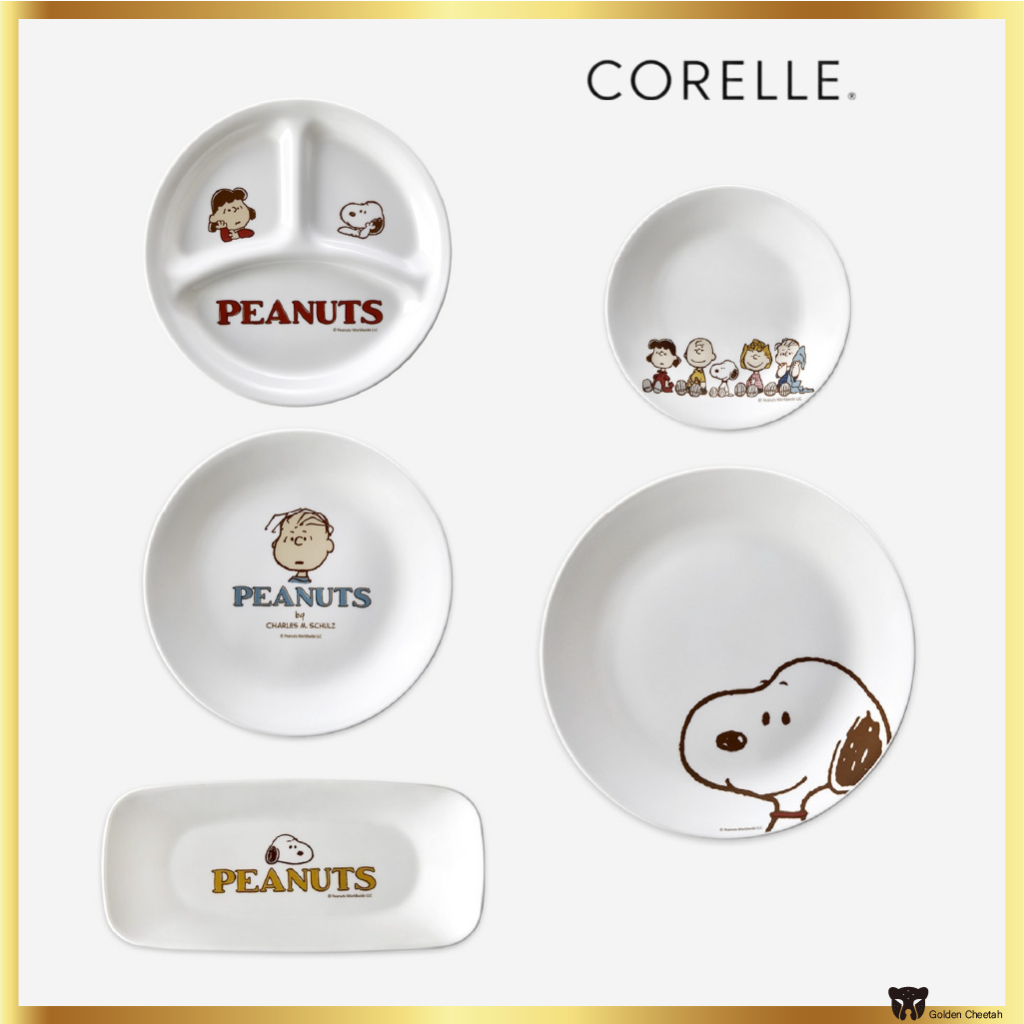 Corelle Snoopy Edition Tableware Round Plates | Shopee Philippines